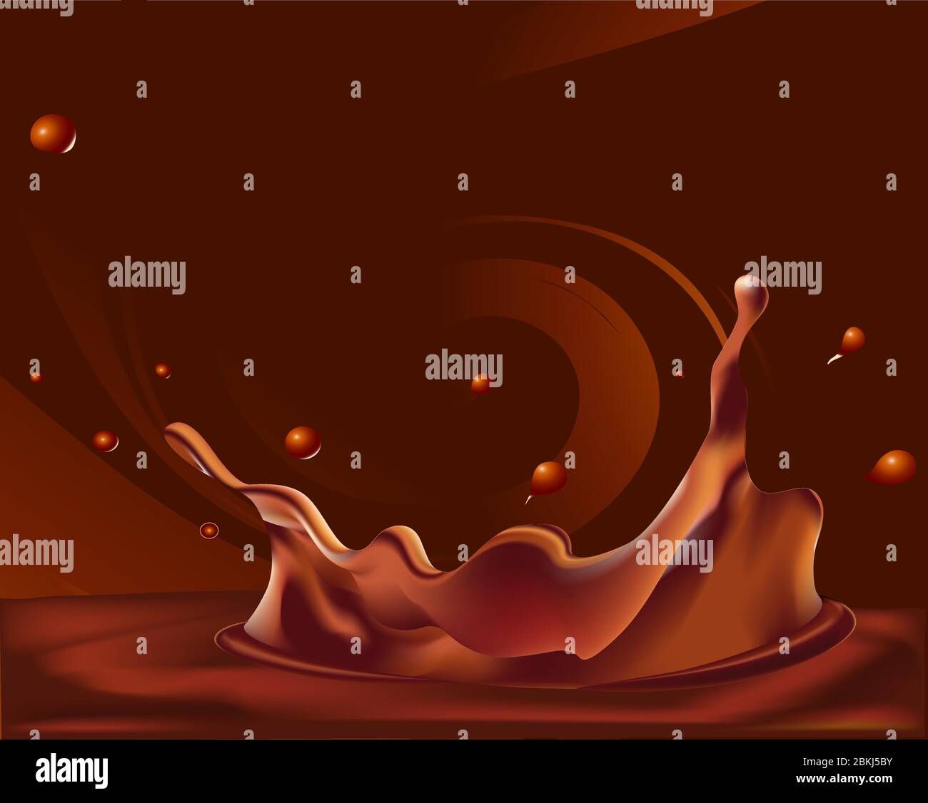 abstract chocolate background - vector Stock Vector Image & Art - Alamy