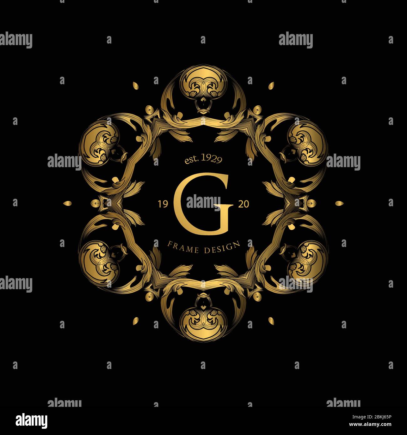 Luxury Background with Gold Color. Templates with Design Element ...