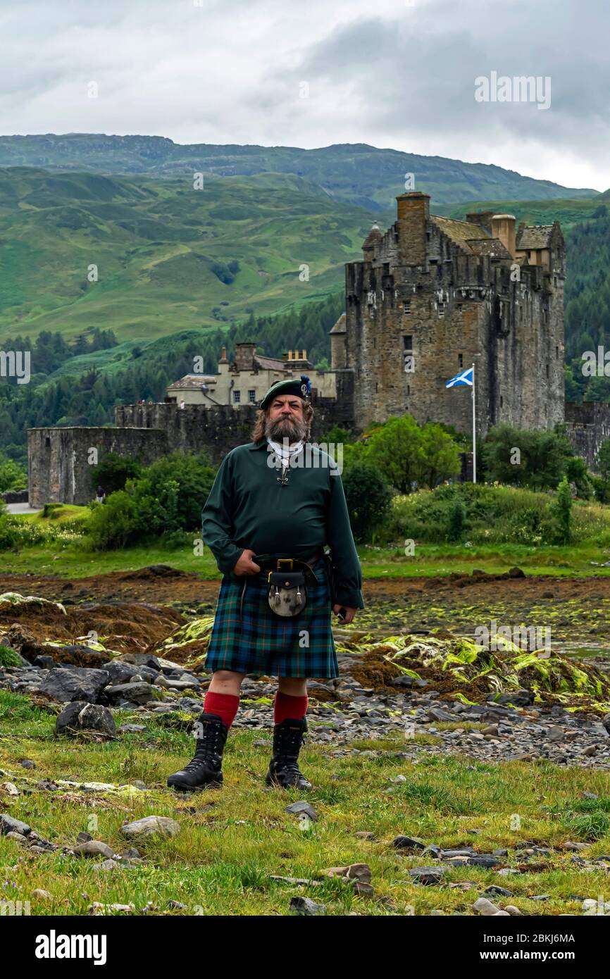 United Kingdom, Scotland, Highlands, Ross & Cromarty County, Dornie ...