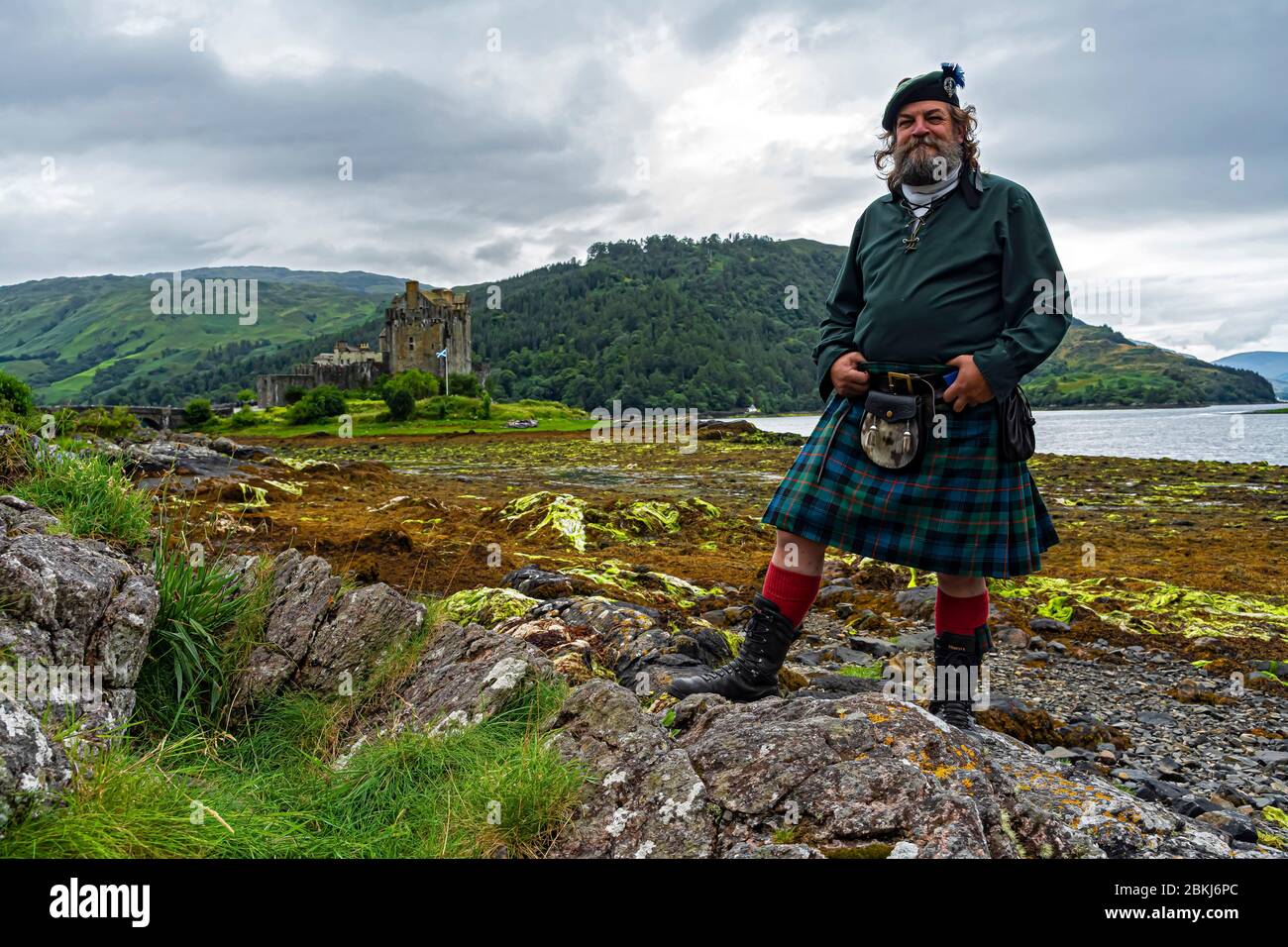 United Kingdom, Scotland, Highlands, Ross & Cromarty County, Dornie ...