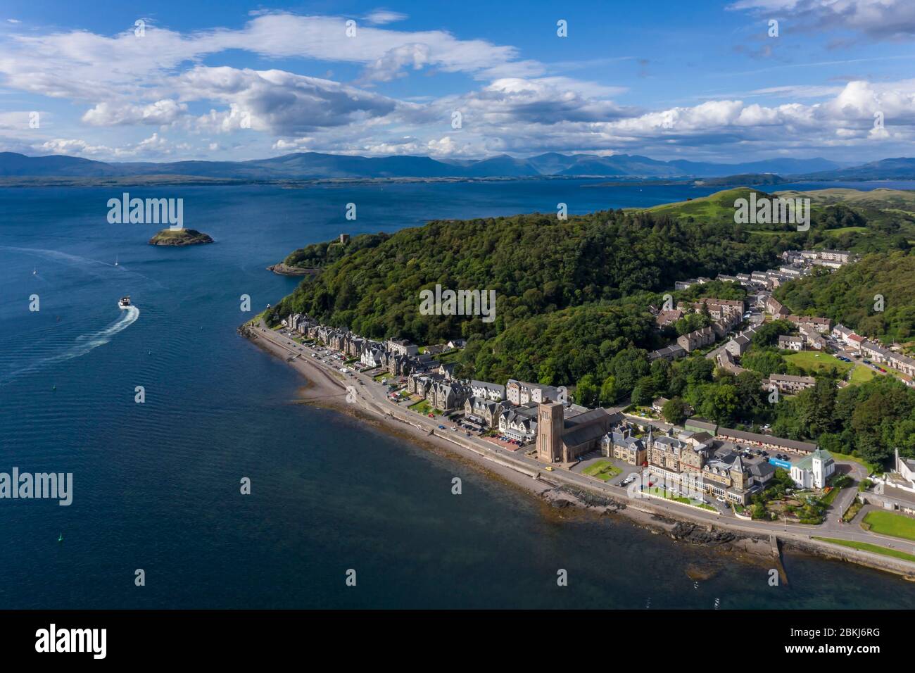 Aerial view oban hi-res stock photography and images - Alamy