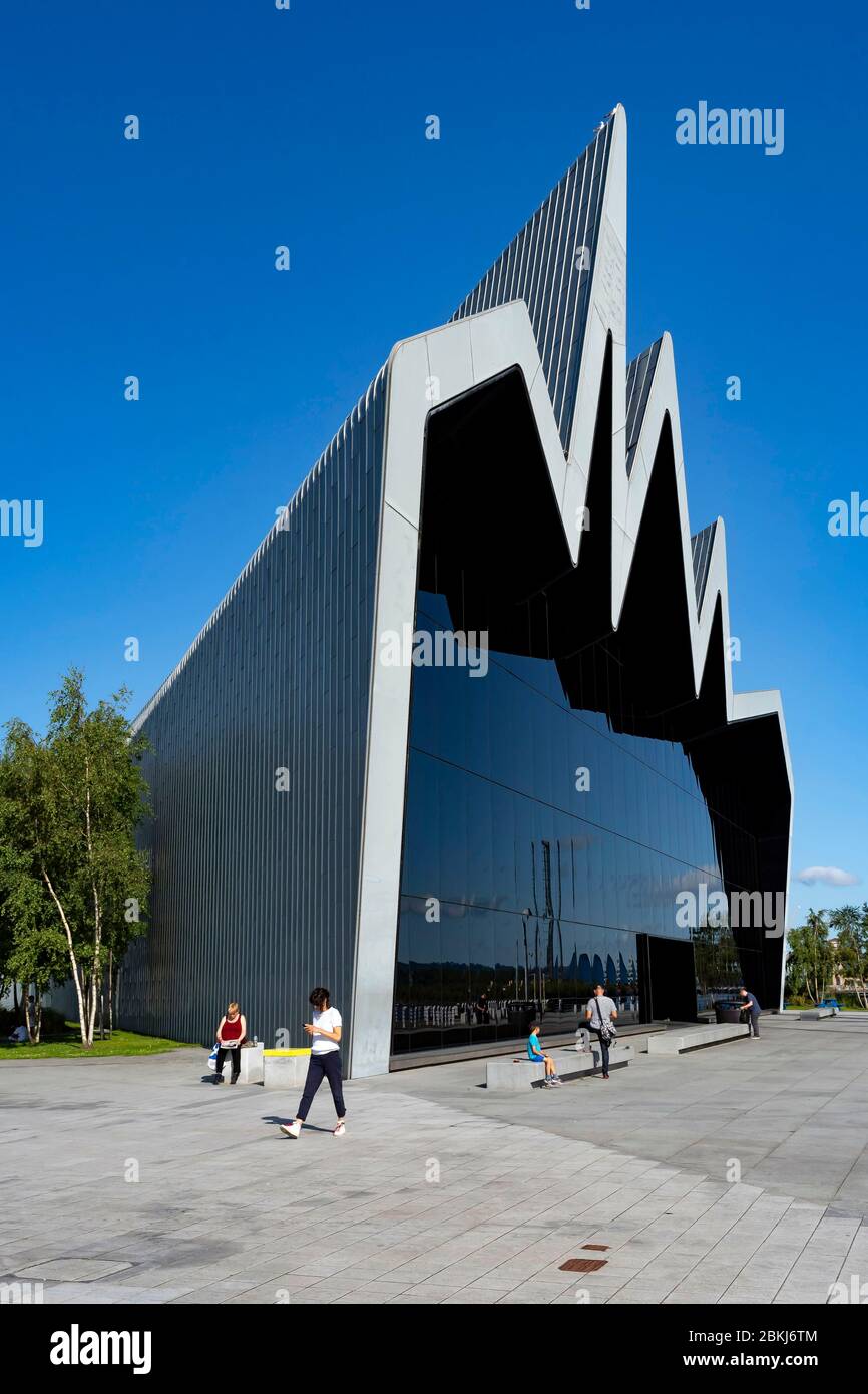 United Kingdom, Scotland, Glasgow, Riverside Museum, transport museum ...