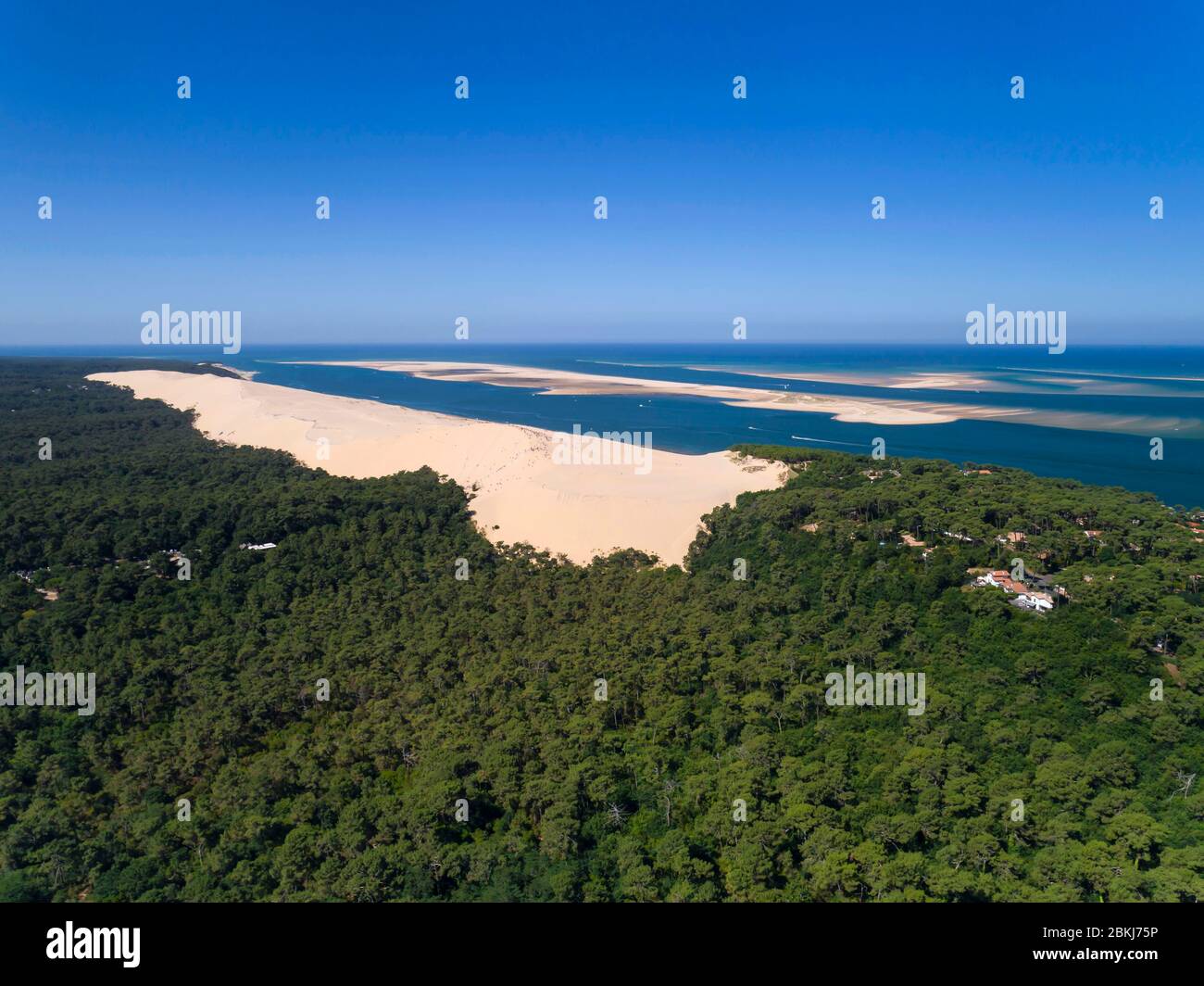 France, Gironde, Bassin d'Arcachon, La Teste-de-Buch, Pyla-sur-mer ...