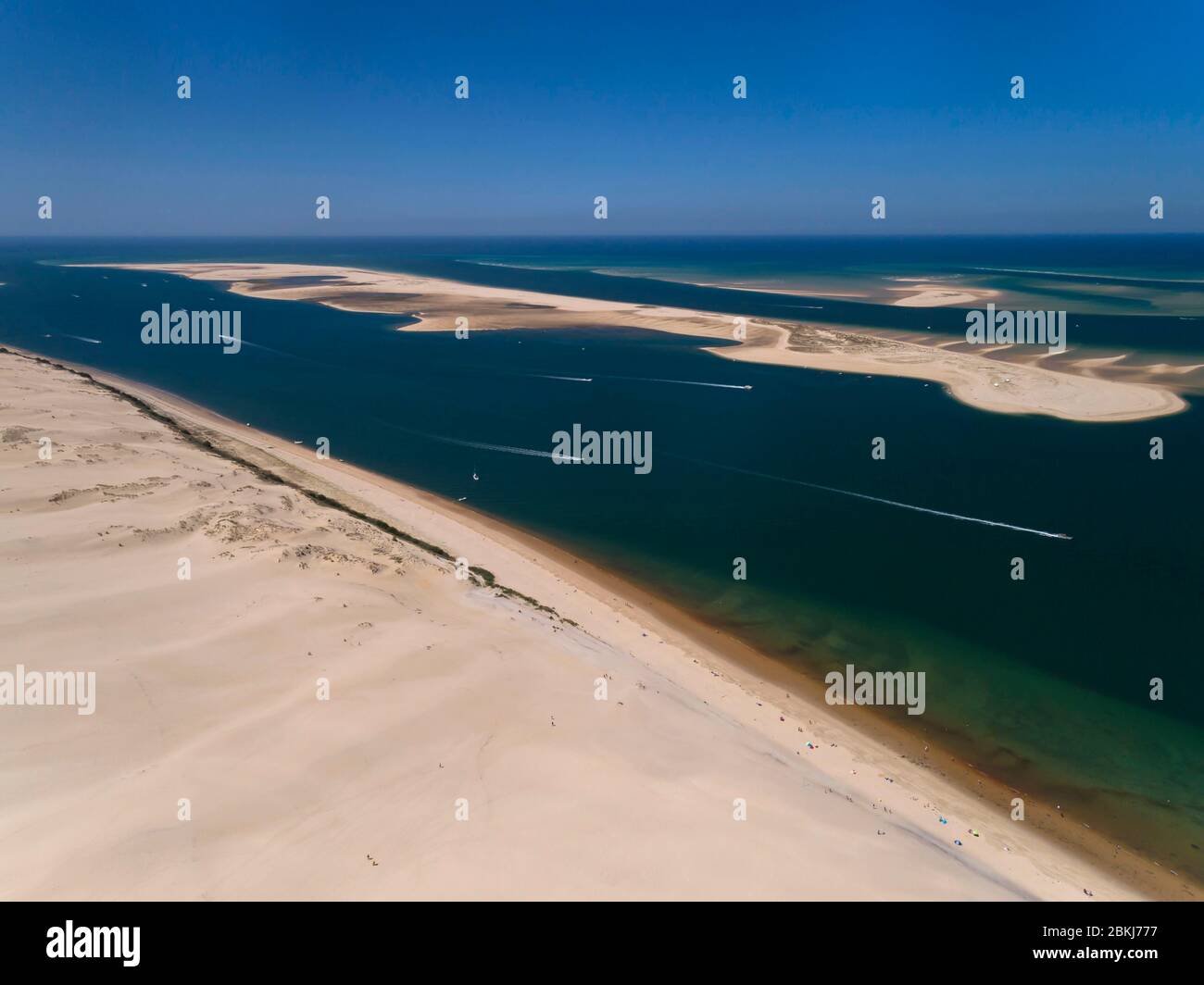 France, Gironde, Bassin d'Arcachon, La Teste-de-Buch, Pyla-sur-mer ...