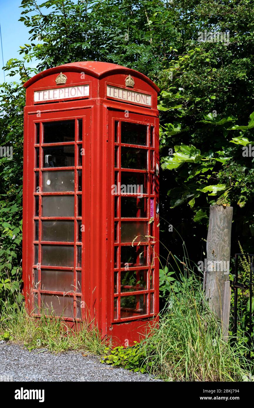 United Kingdom, Scotland, Highlands, Hebrides, Isle of Skye, telephone ...
