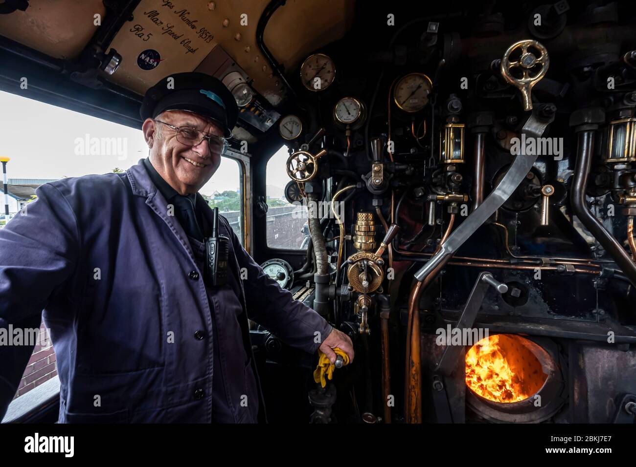 United Kingdom, Scotland, Highlands, Mallaig, The Jacobite Steam Train ...