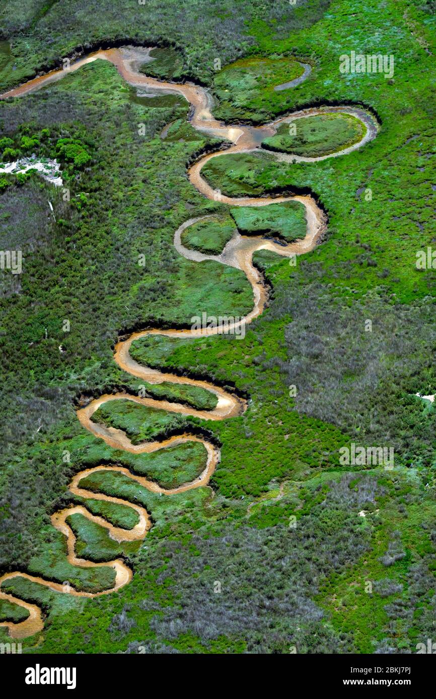 River meander aerial hi-res stock photography and images - Alamy