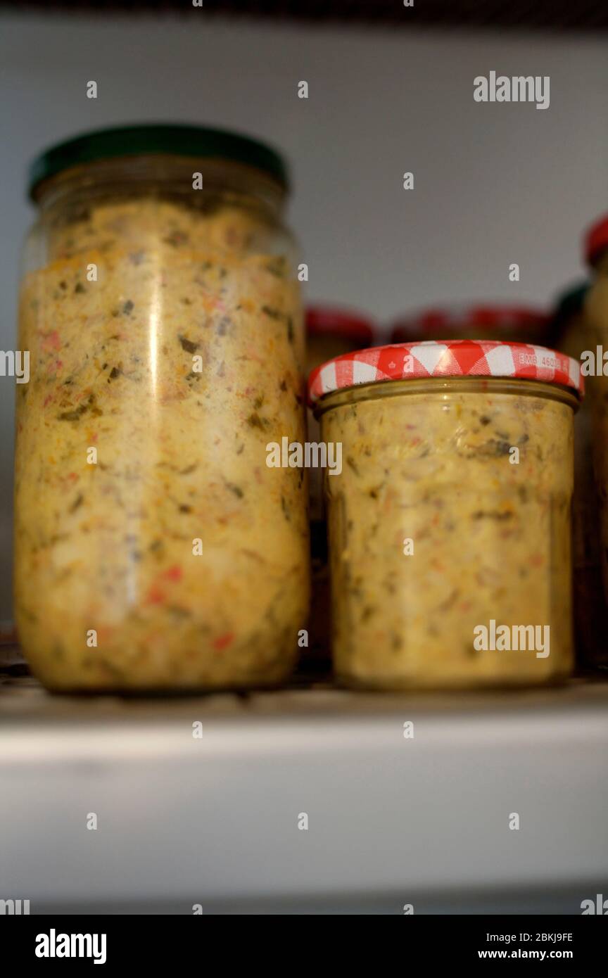 Canned fish rillettes Stock Photo - Alamy