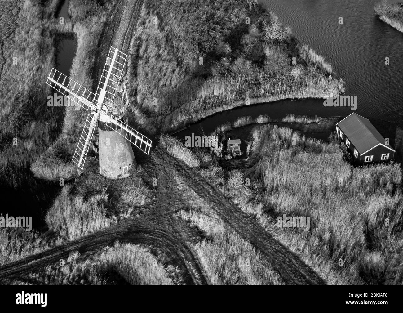 Drone windmills hi-res stock photography and images - Alamy