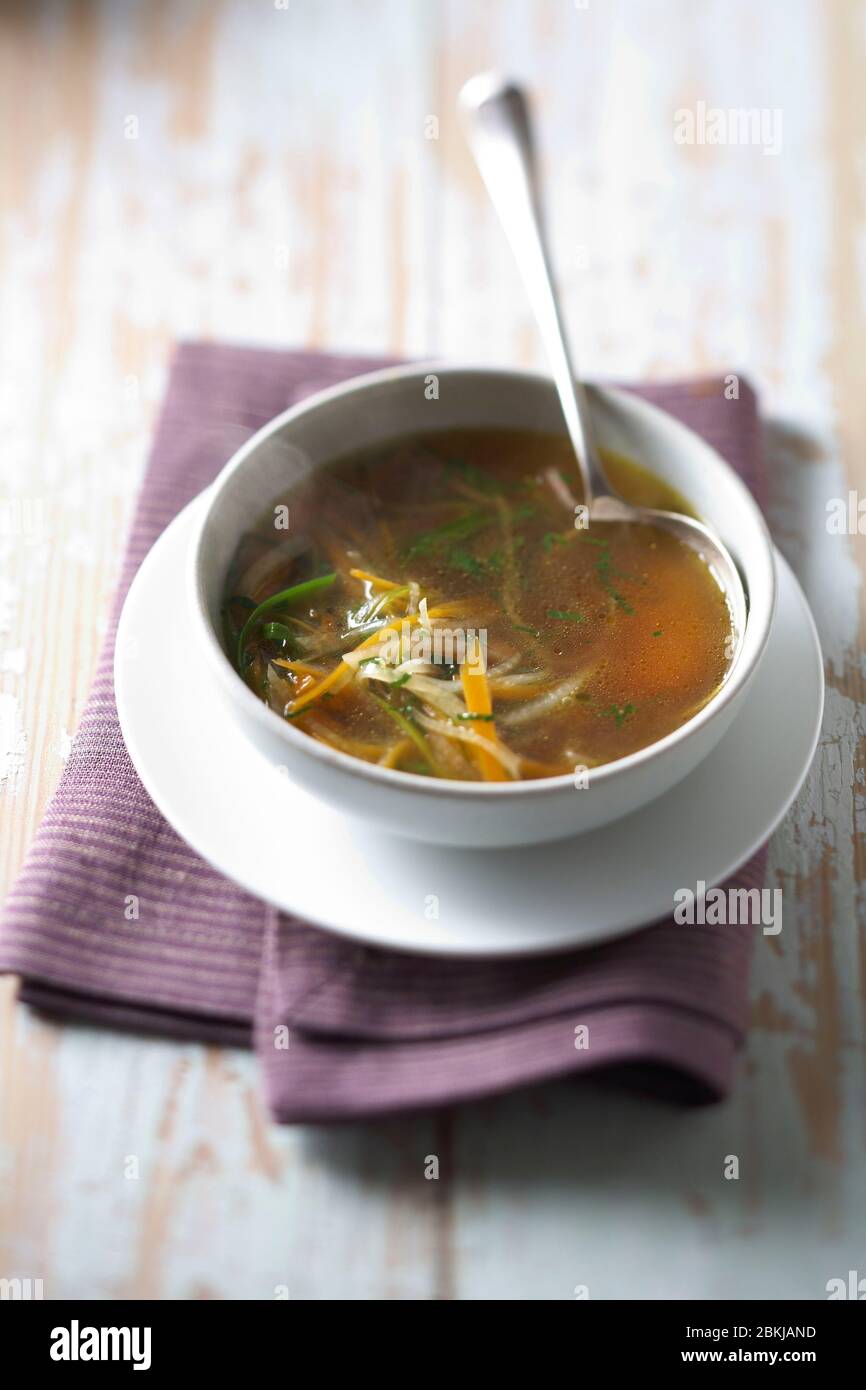 Vegetable kombu broth Stock Photo - Alamy