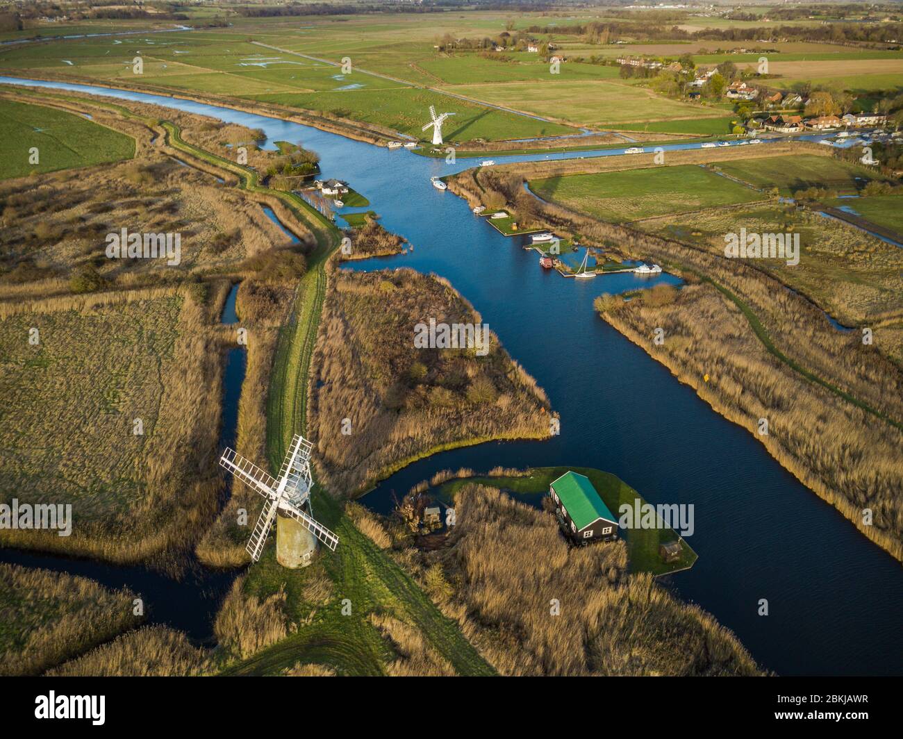 Drone windmills hi-res stock photography and images - Alamy