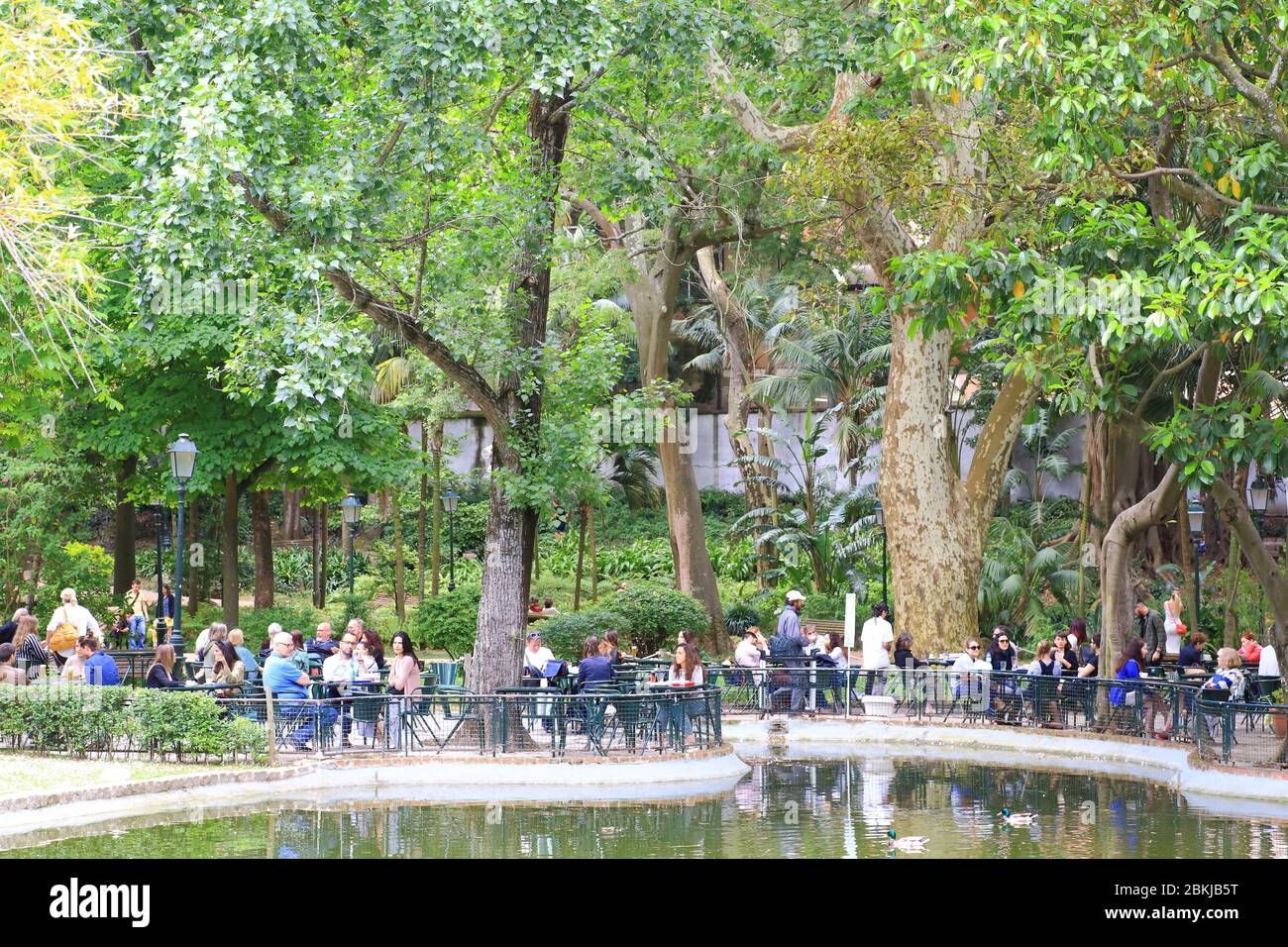 Portugal, Lisbon, Estrela Park (Jardim da Estrela Stock Photo - Alamy