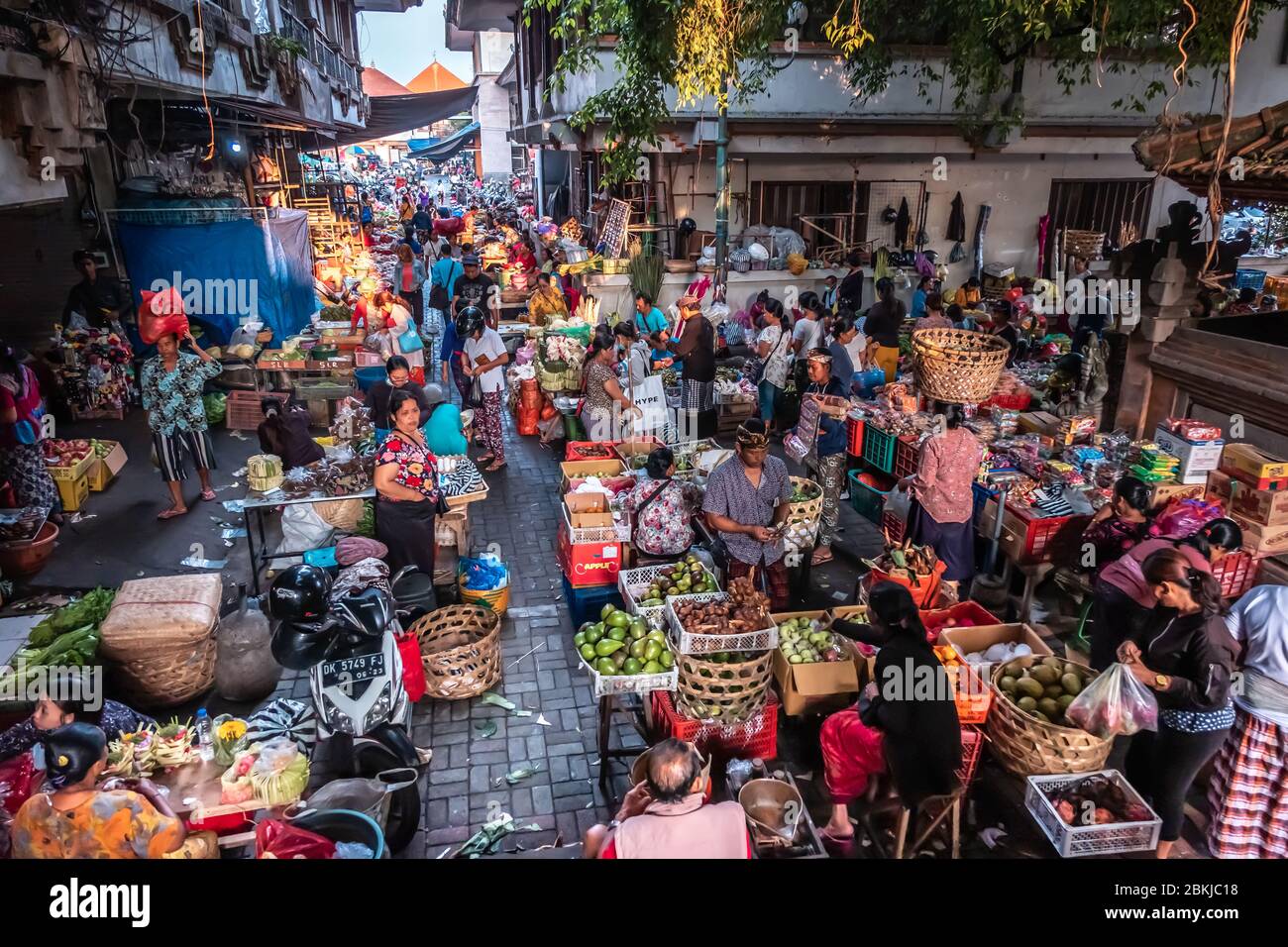 Ubud Morning Market known as Ubud Morning Bazaar Stock Photo - Alamy