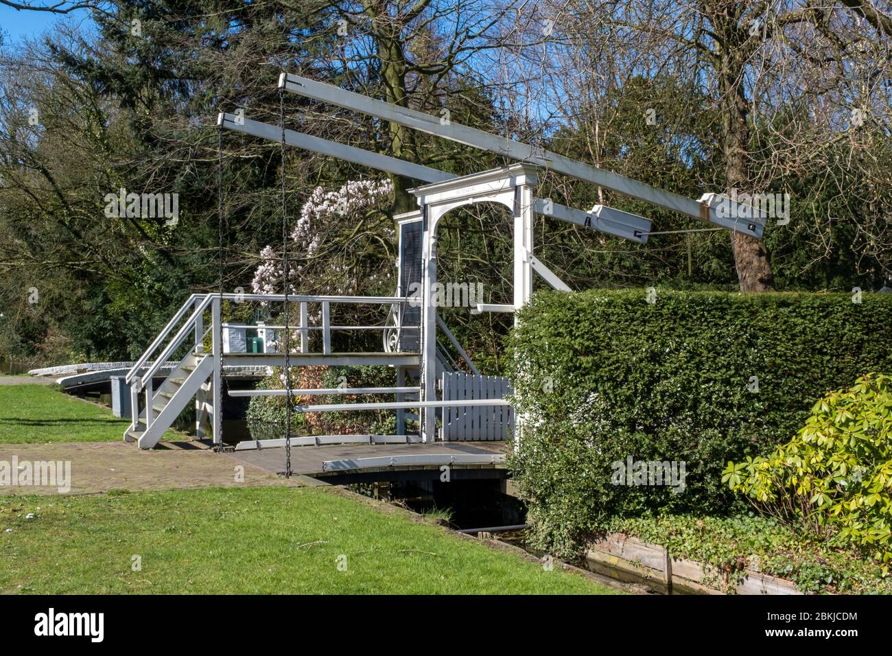 gate throught a drawbridge Stock Photo - Alamy