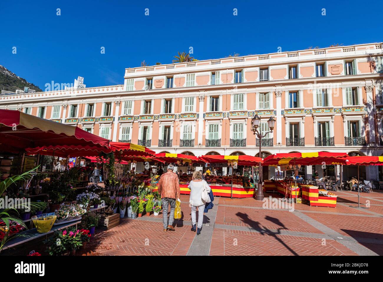 Principality of Monaco, Monaco, place d'Armes, Condamine Market Stock ...