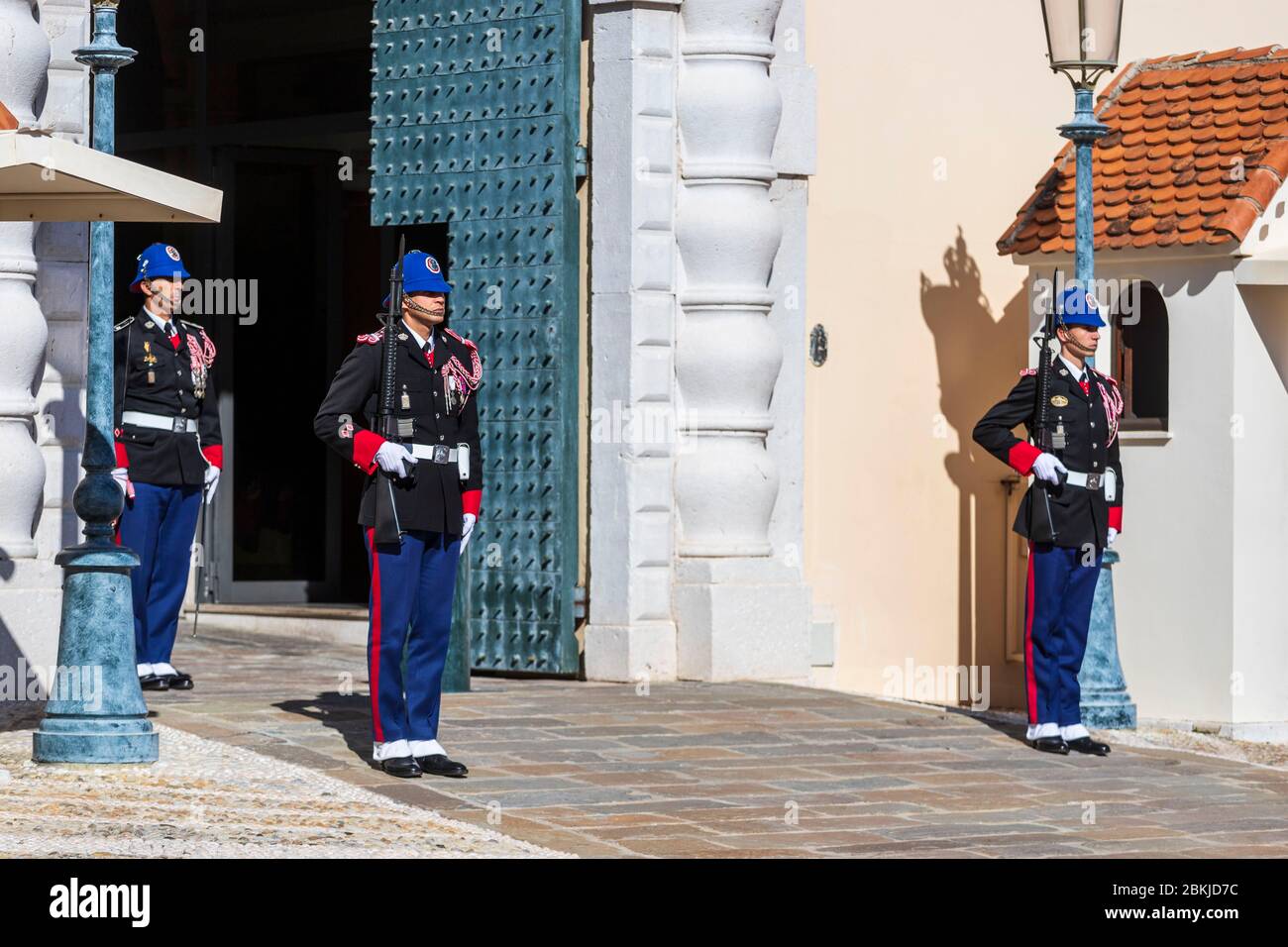 Principality of Monaco, Monaco, place du Palais, princely palace ...