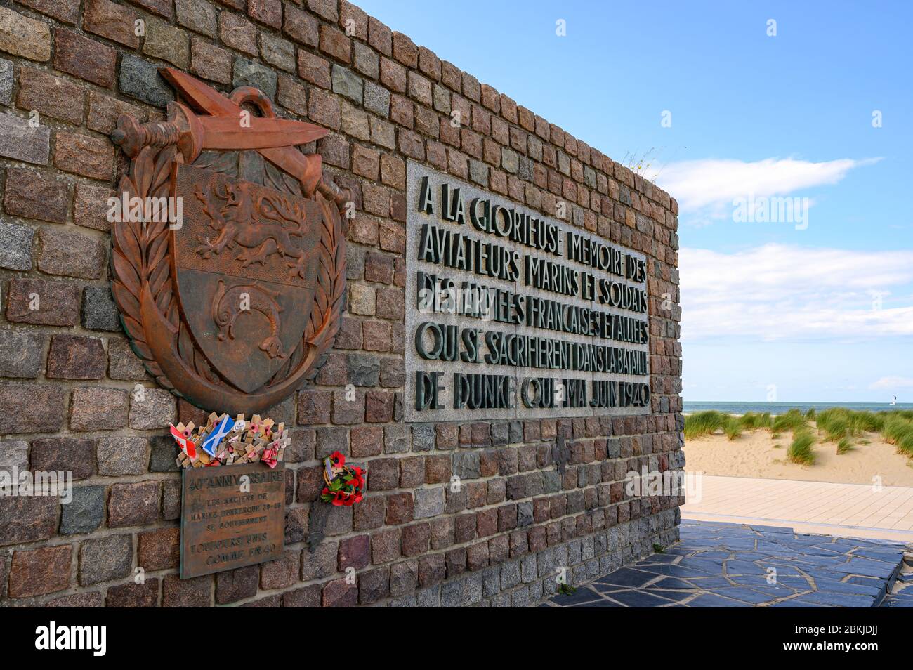 DUNKIRK, FRANCE - AUGUST 13, 2019: Close up of The Operation Dynamo ...