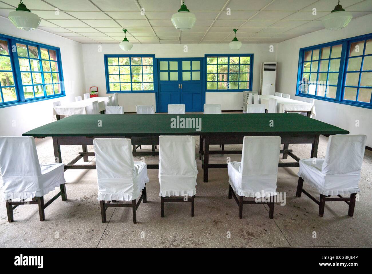 North Korea, North Hwanghae, Kaesong, DMZ, room where the peace treaty ...