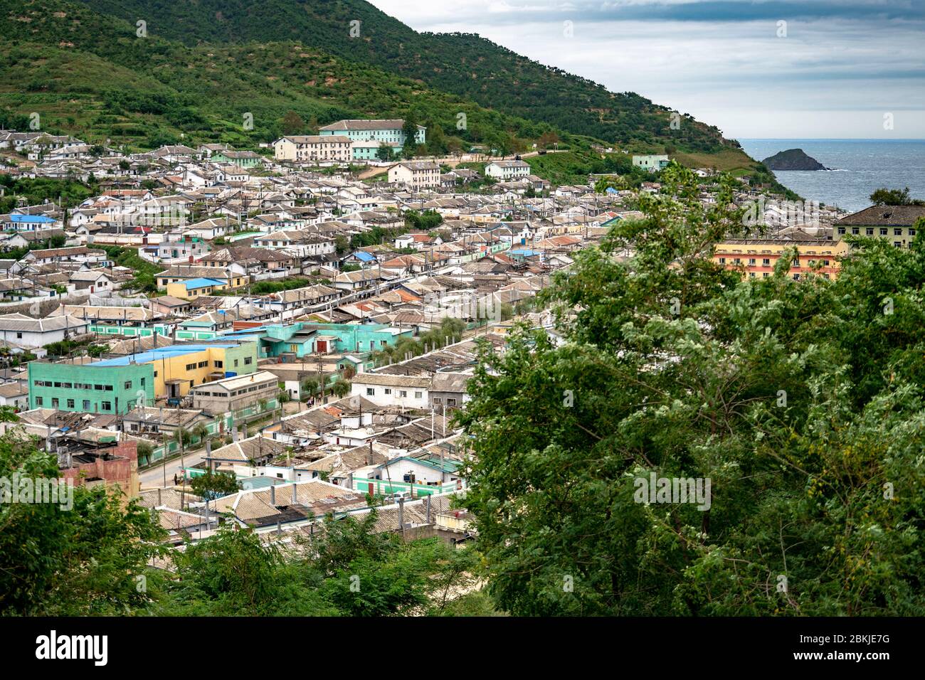 North Korea, Chongjin the second largest town in the country Stock ...