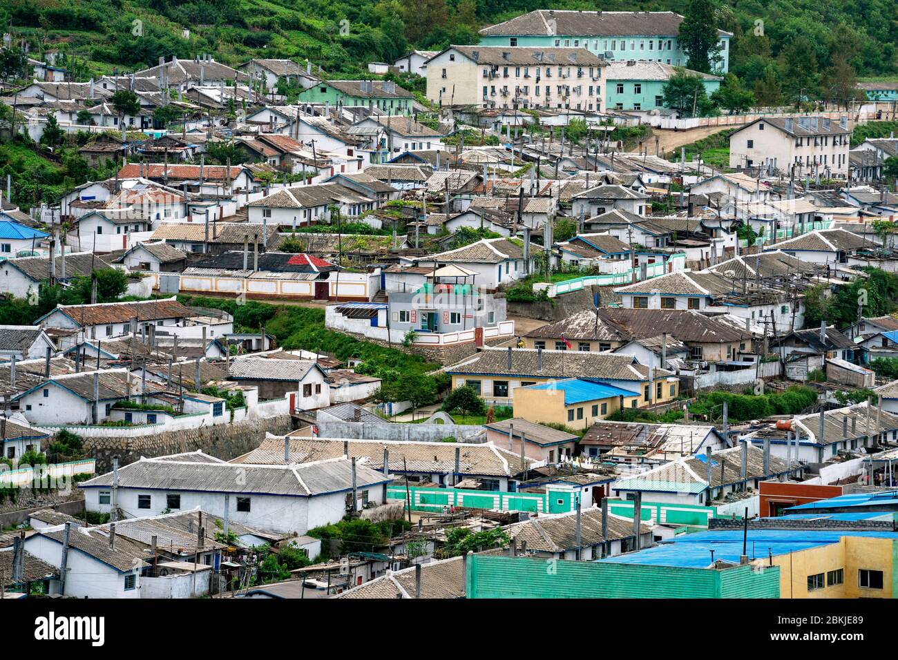 North Korea, Chongjin the second largest town in the country Stock ...