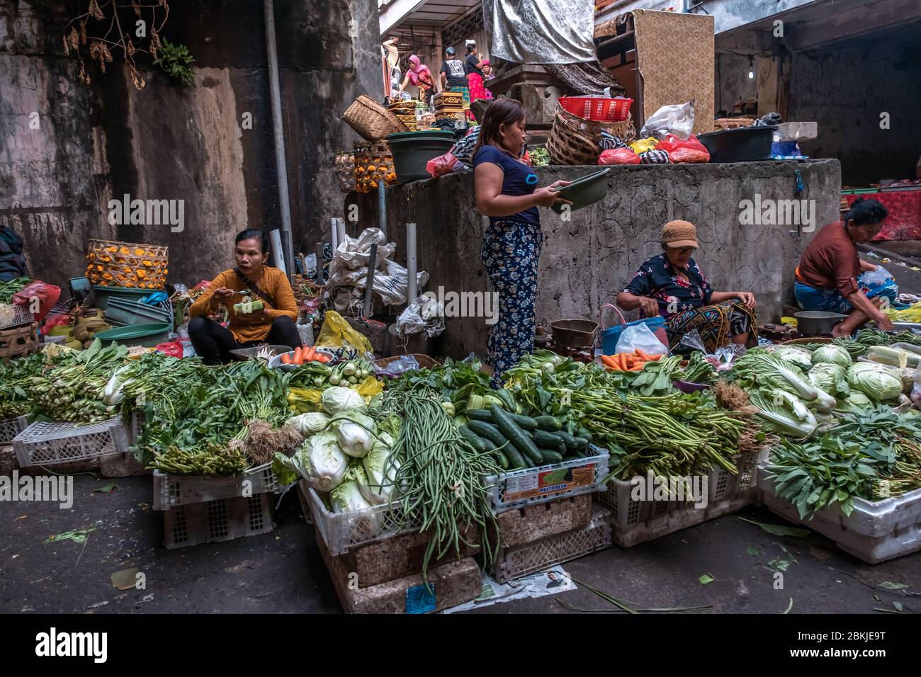 Ubud Morning Market known as Ubud Morning Bazaar Stock Photo - Alamy
