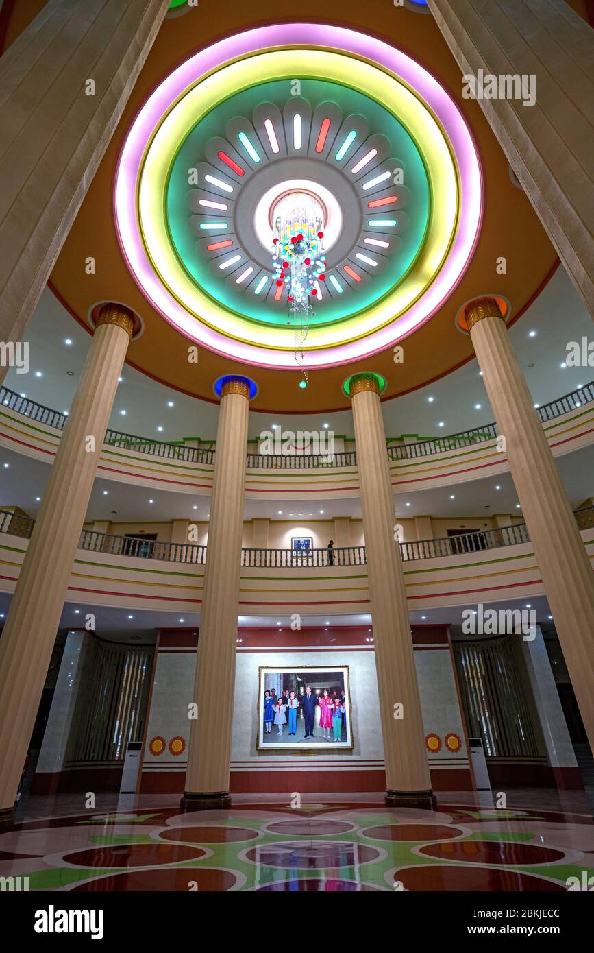 North Korea, Pyongyang, Mangyongdae Schoolchildrens' Palace Stock Photo ...