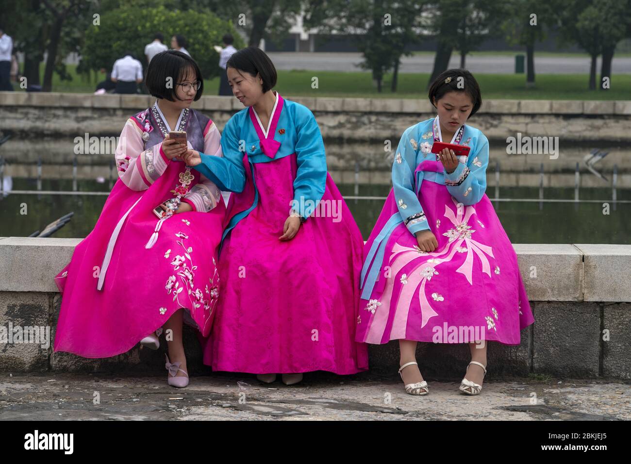 North korean students hi-res stock photography and images - Alamy
