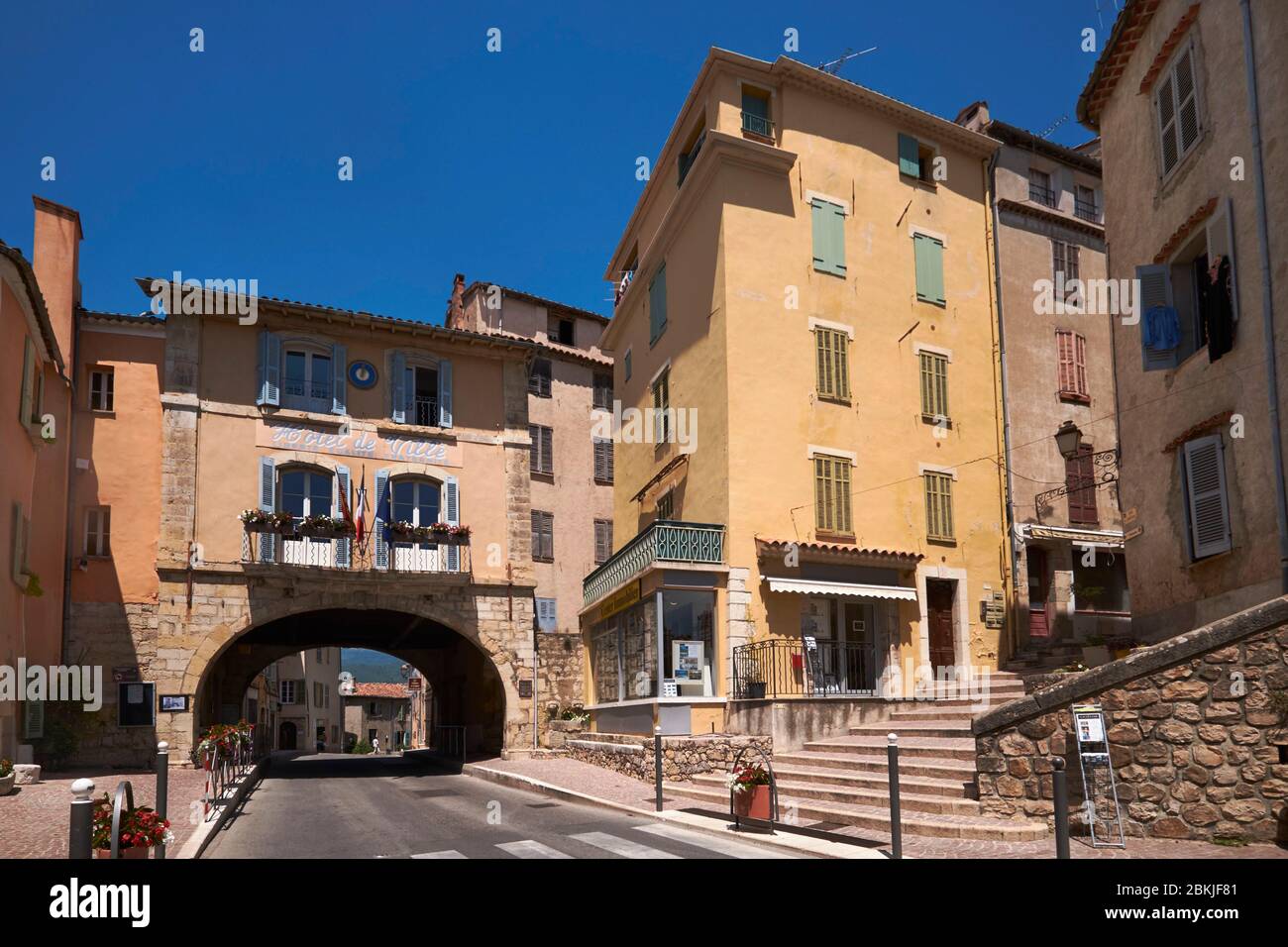 France, Var, Pays de Fayence, Fayence town hall Stock Photo - Alamy