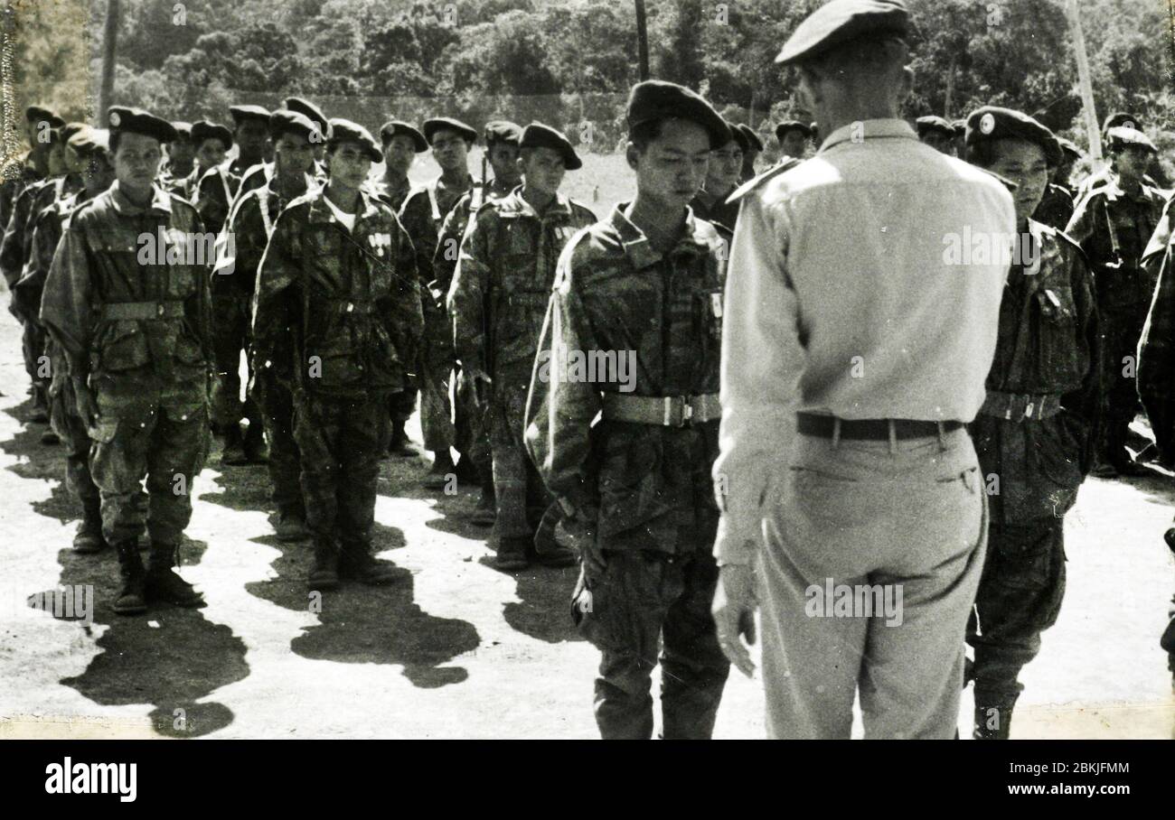 Archives of Hmong fighters with the French army in 1950 Stock Photo - Alamy
