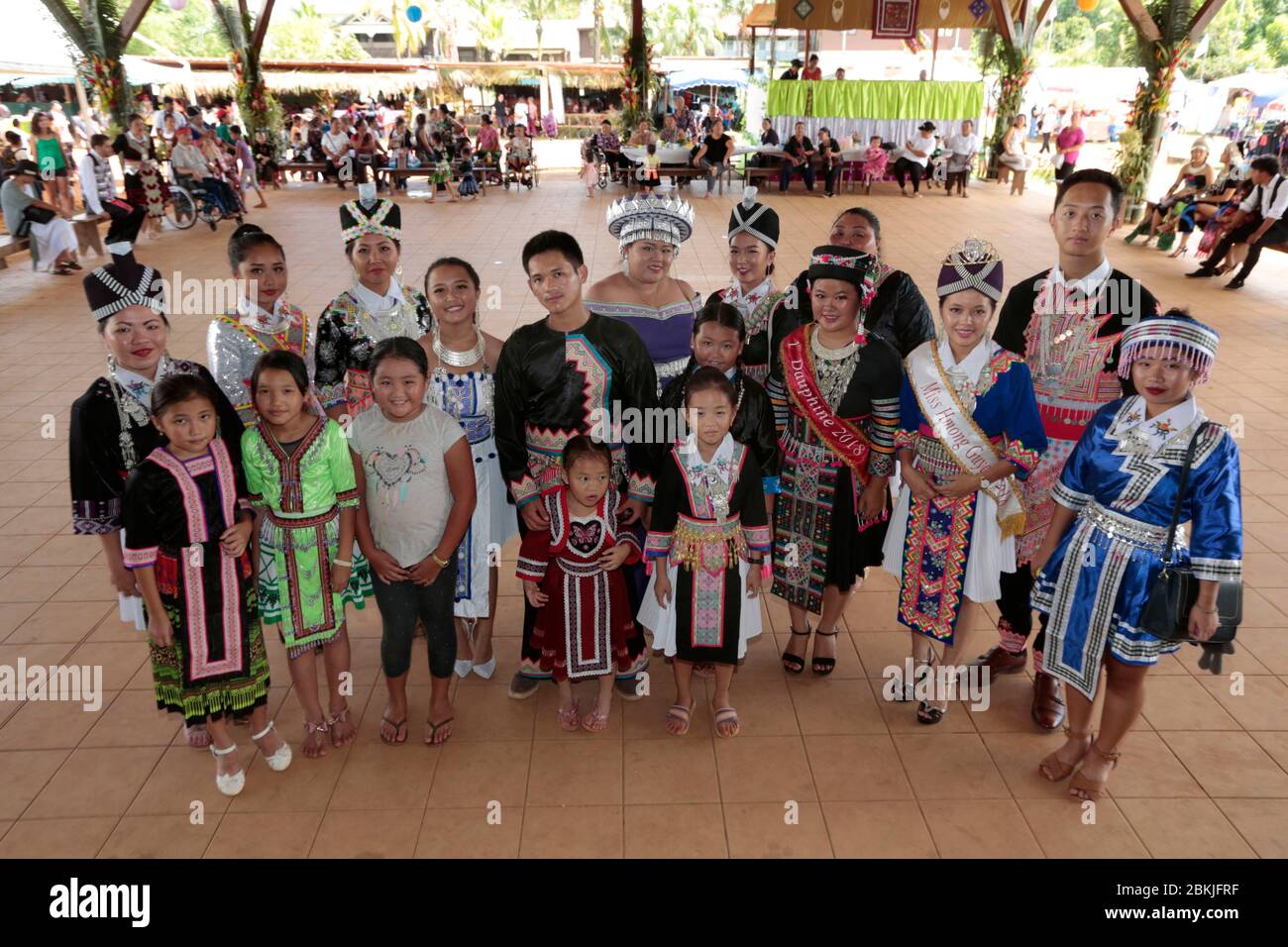 France, Guiana, Cacao, Hmong New Year Stock Photo - Alamy