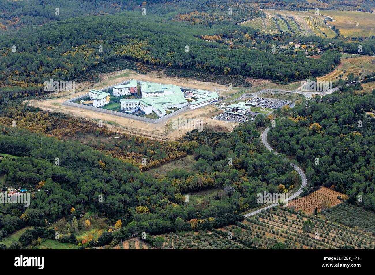 Prison aerial view hi-res stock photography and images - Alamy