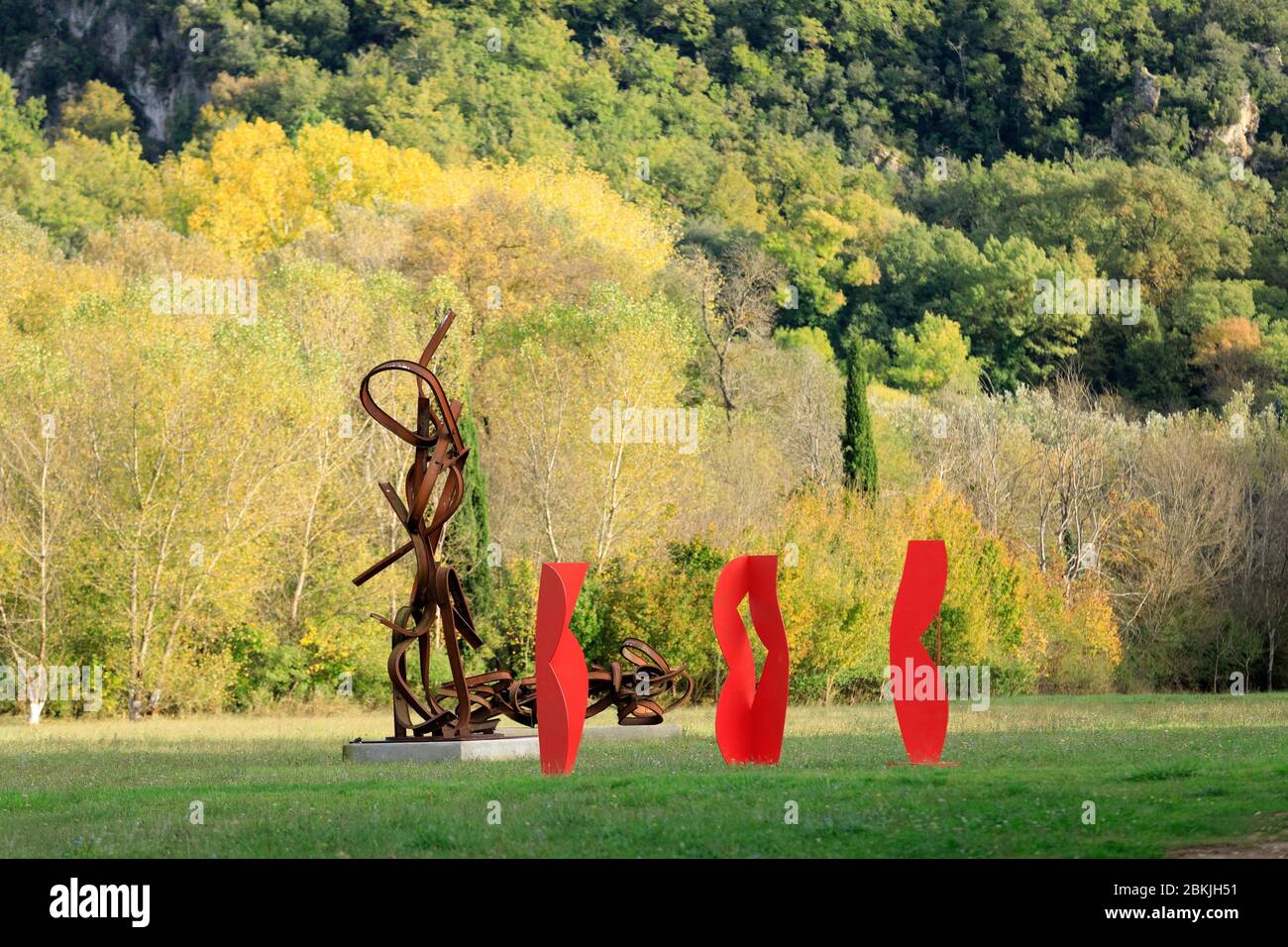 France, Var, Provence Verte, châteauvert, center for contemporary art ...