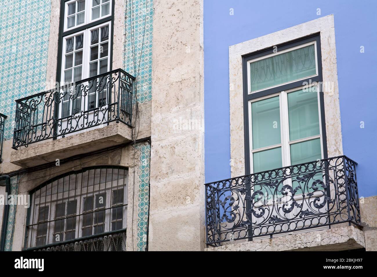 Building in Allfama District, Lisbon, Portugal, Europe Stock Photo - Alamy