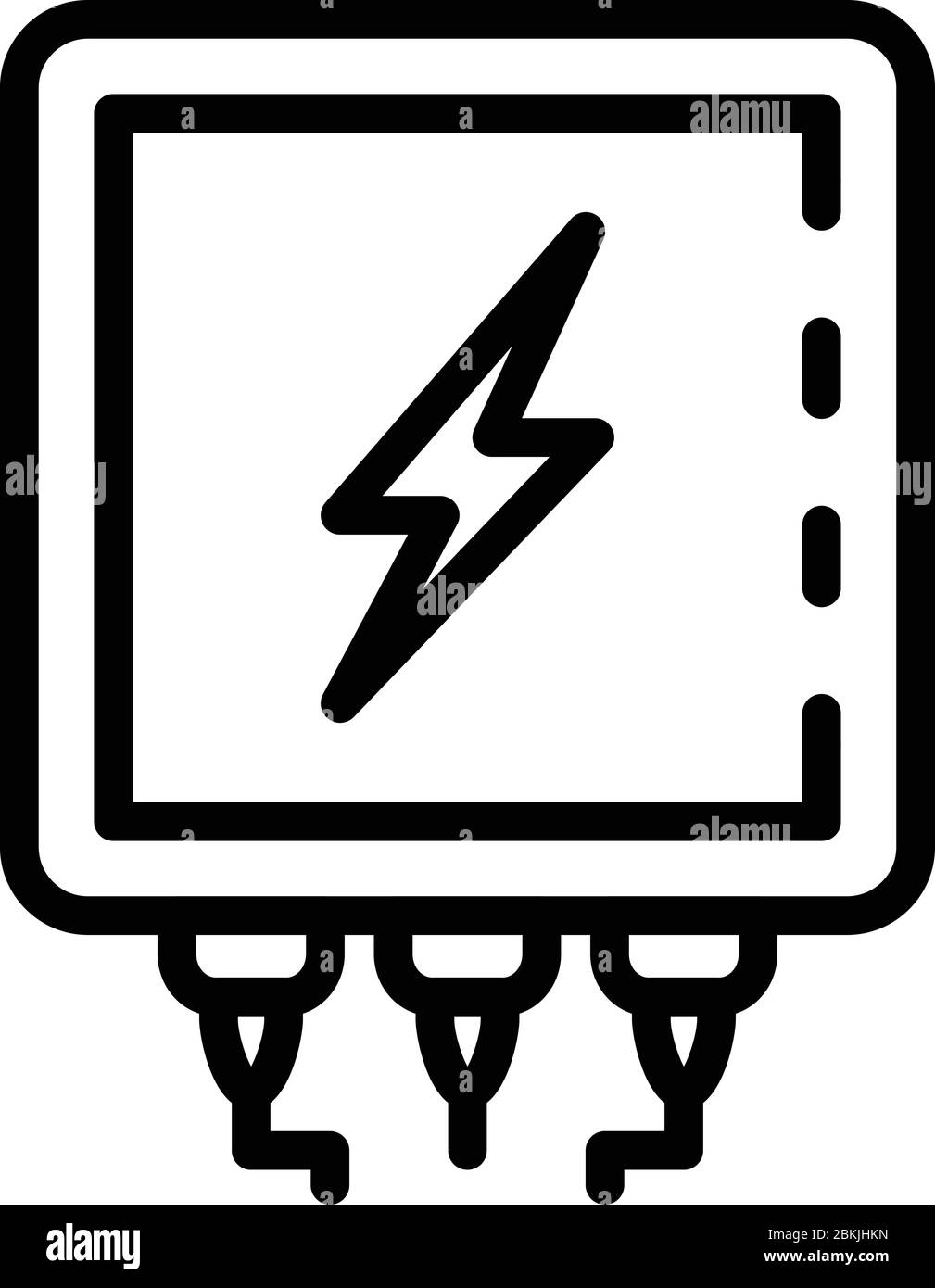 Electrical transformer icon, outline style Stock Vector Image & Art - Alamy
