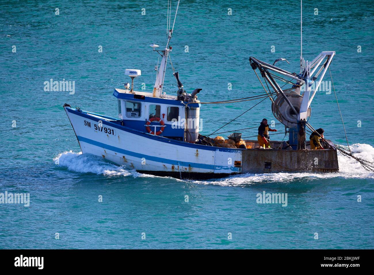 Scallop fishing boat hi-res stock photography and images - Alamy