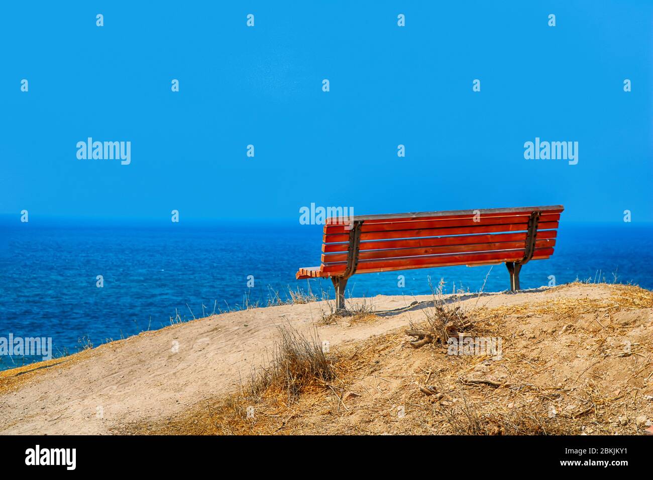 Bench painted red white and blue hi-res stock photography and images ...