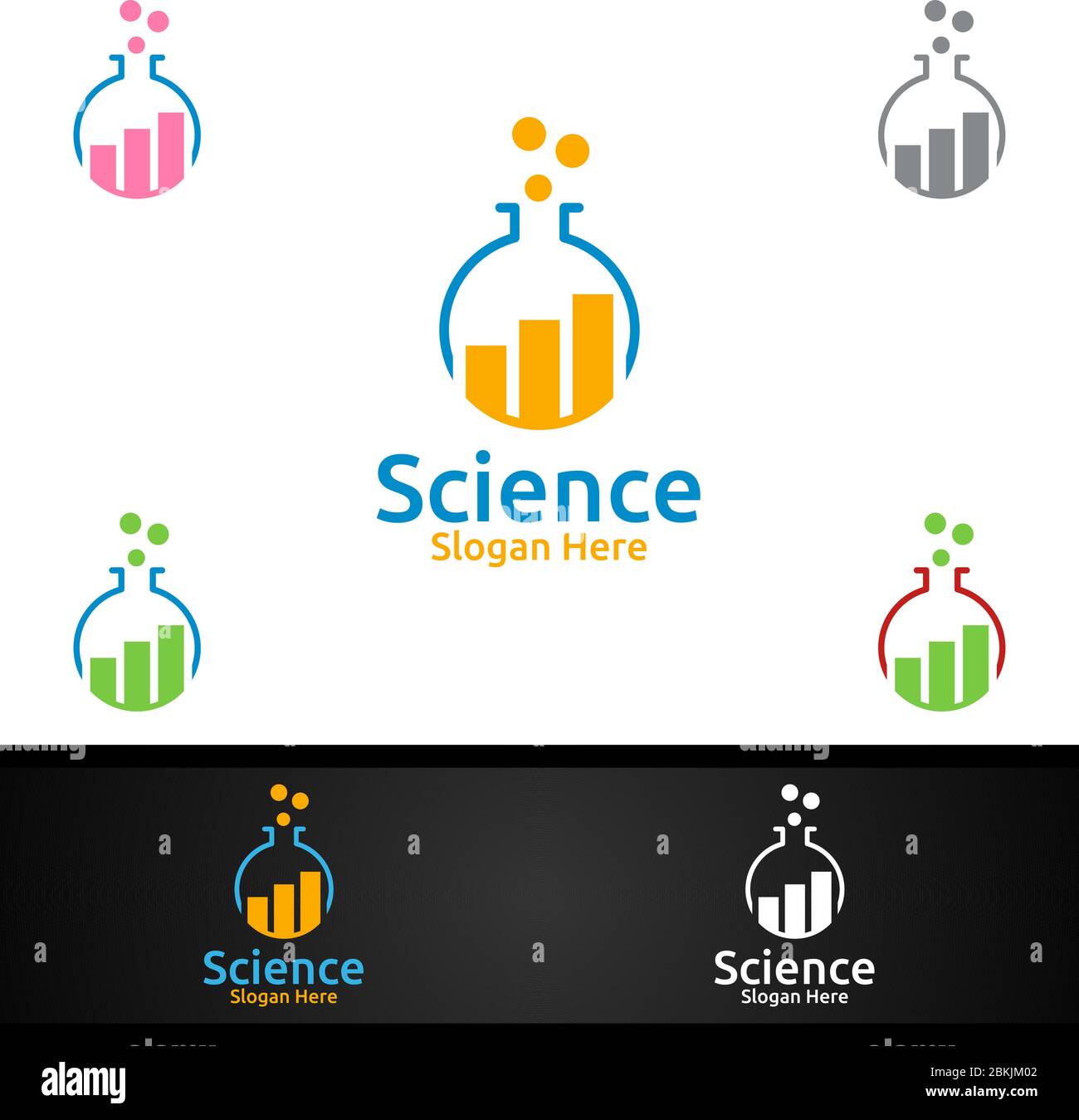 Statistic Science and Research Lab Logo for Microbiology, Biotechnology ...