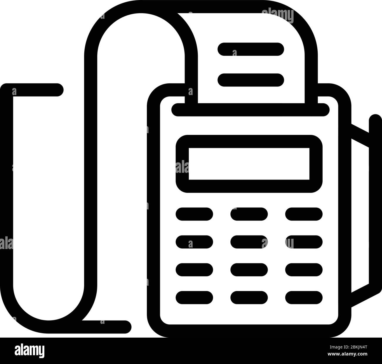 Bill machine icon, outline style Stock Vector Image & Art - Alamy