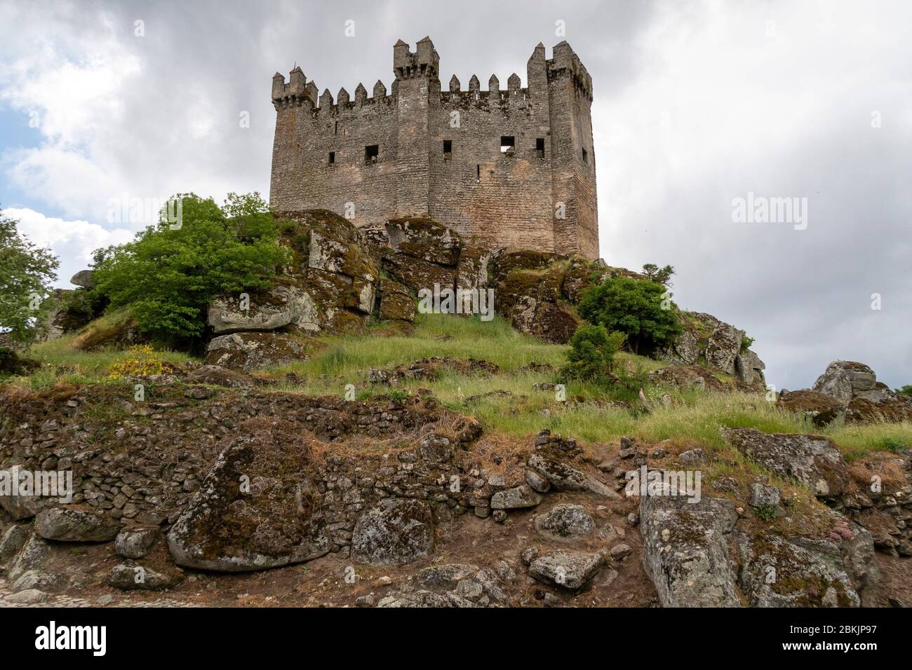Castelo de Penedono medieval castle in Penedono, Portugal, Europe Stock ...