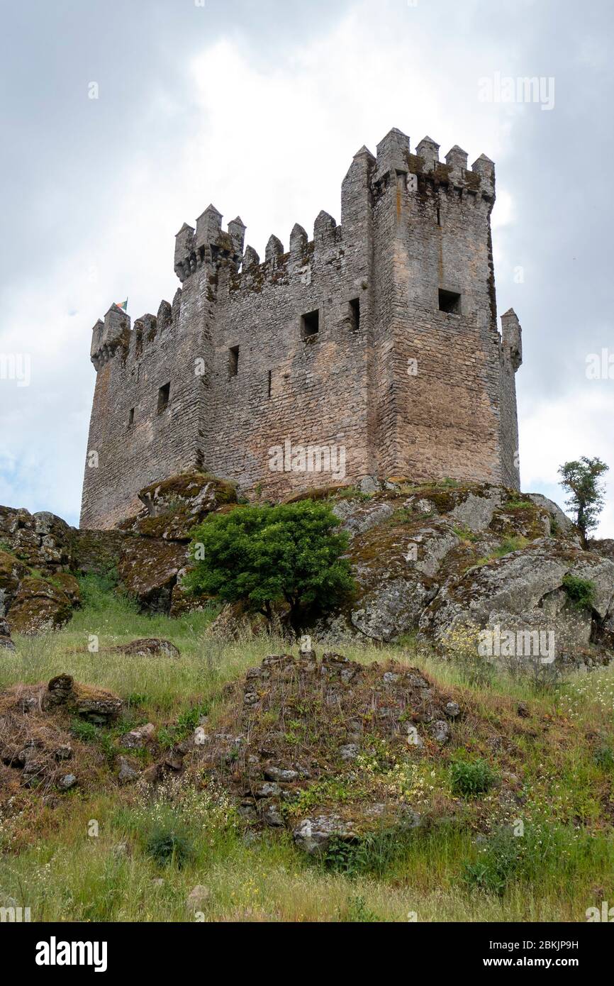Castelo de Penedono medieval castle in Penedono, Portugal, Europe Stock ...
