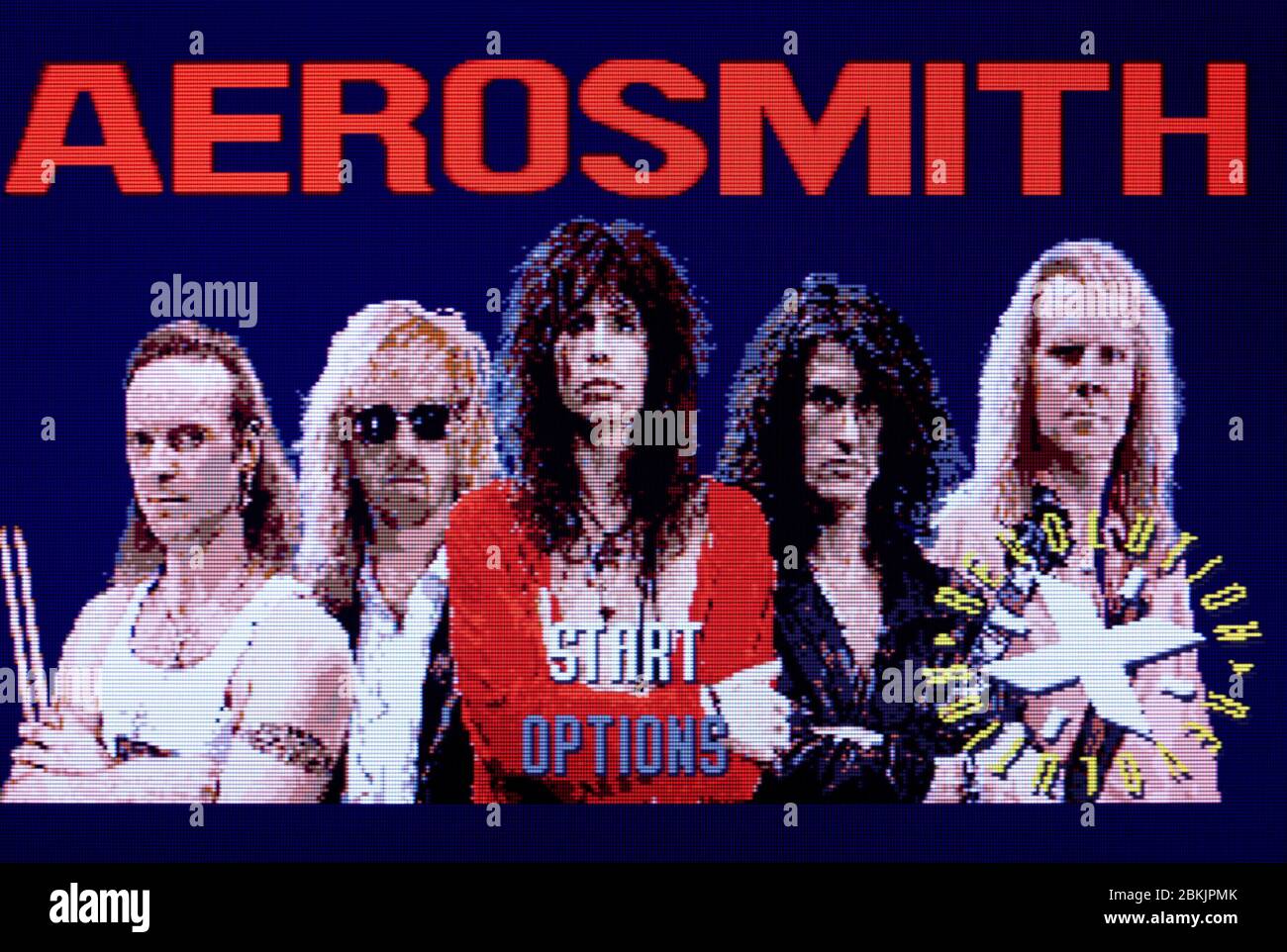 Revolution X Aerosmith - Sega Genesis Mega Drive - Editorial use only ...