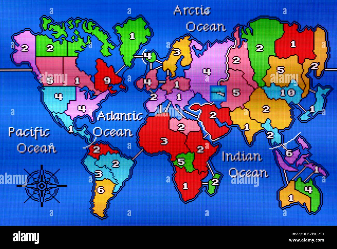 Risk - Sega Genesis Mega Drive - Editorial use only Stock Photo - Alamy