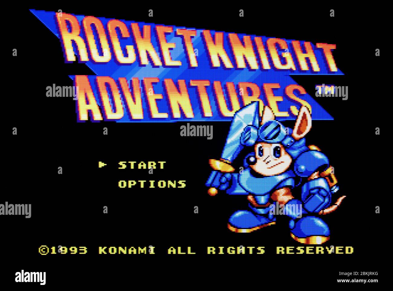 Rocket Knight Adventures Sega Genesis Mega Drive Editorial Use Only