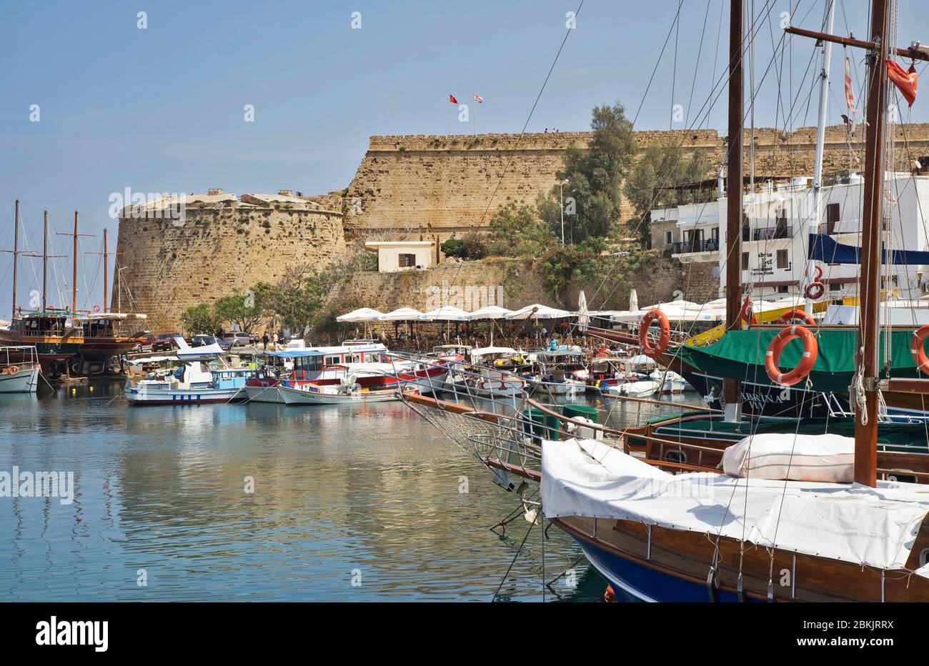 Harbour in Kyrenia. Cyprus Stock Photo - Alamy