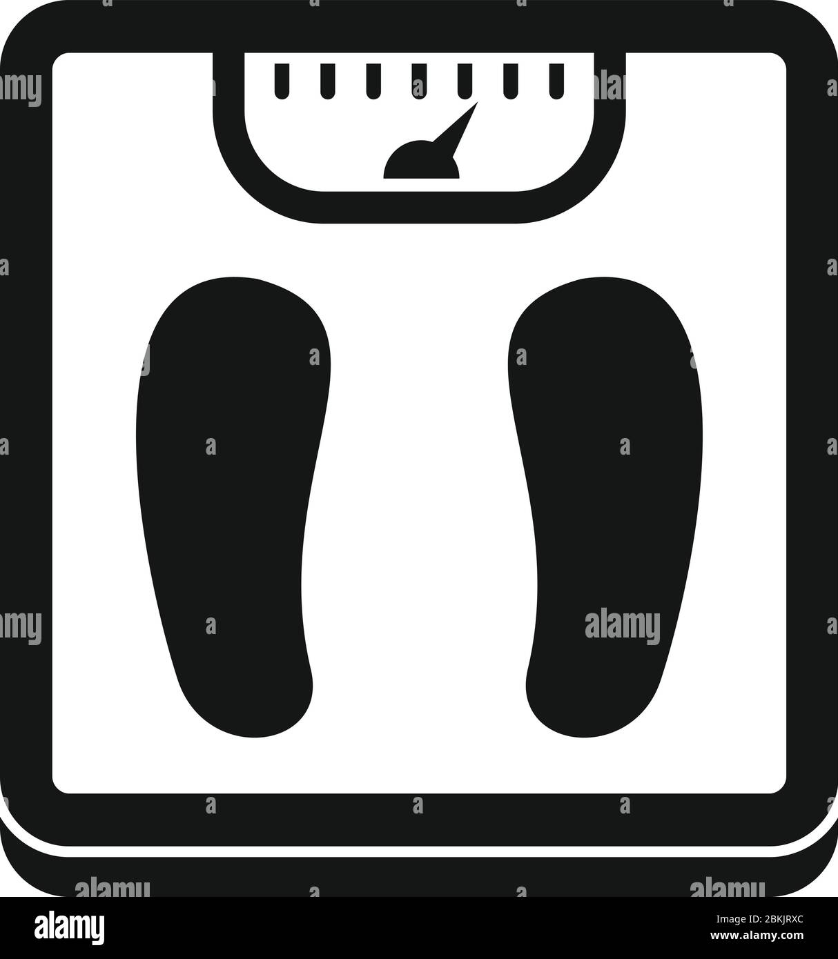 Man scales icon. Simple illustration of man scales vector icon for web ...