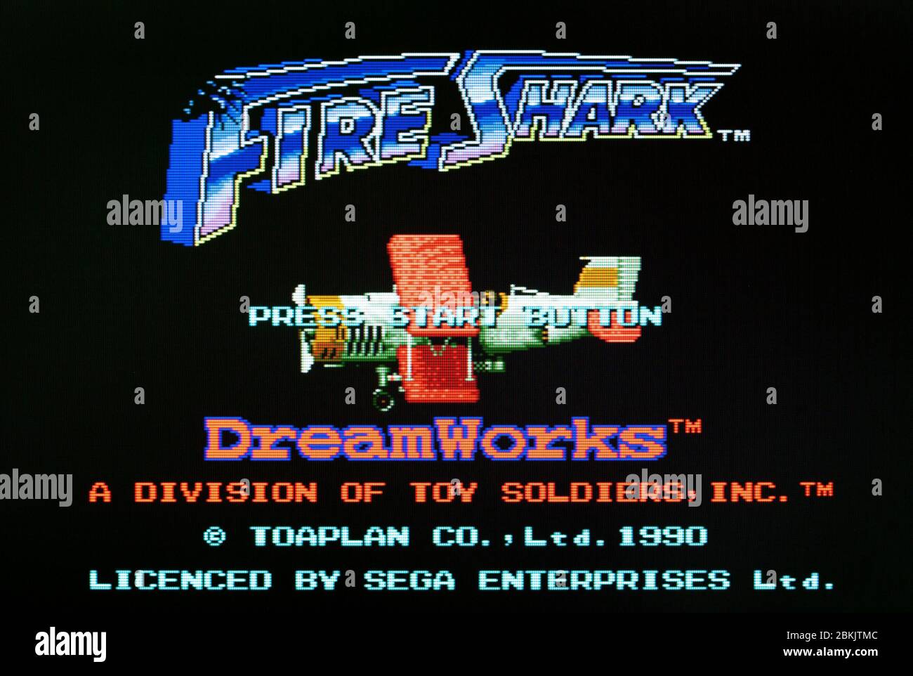 Fire Shark - Sega Genesis Mega Drive - Editorial use only Stock Photo ...