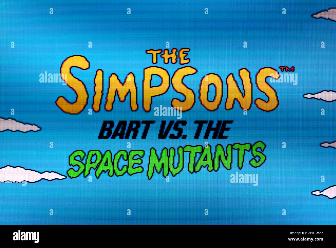 The Simpsons Bart vs the Space Mutants - Sega Genesis Mega Drive ...
