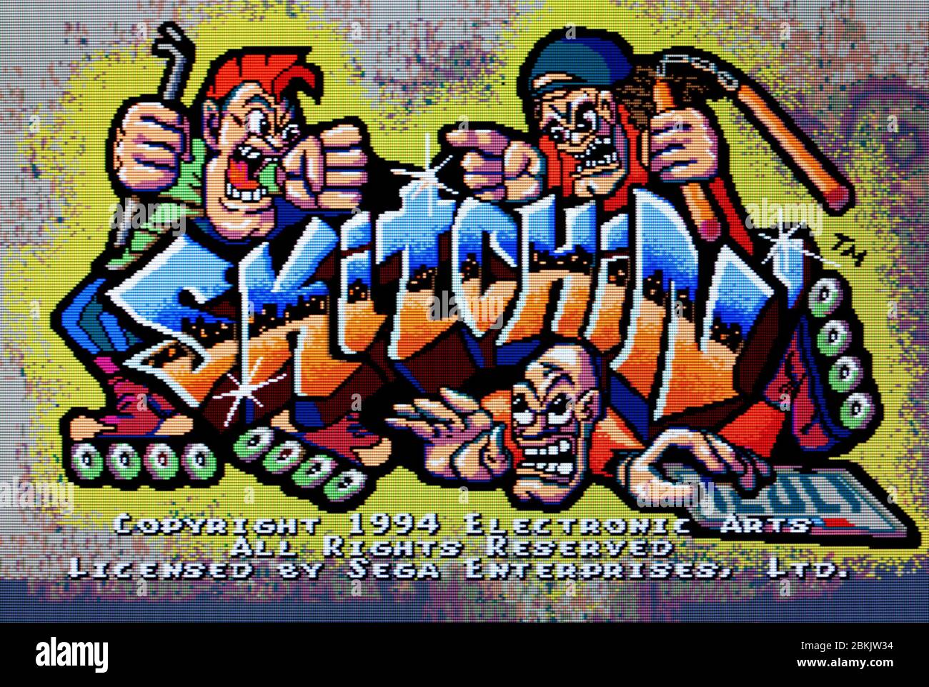 Skitchin - Sega Genesis Mega Drive - Editorial use only Stock Photo - Alamy