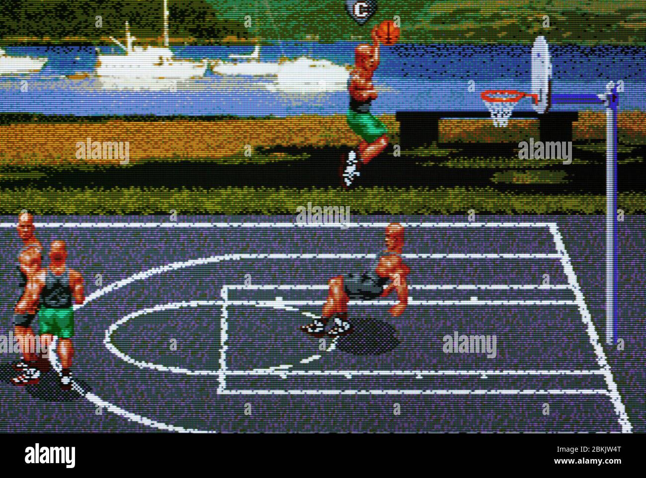 Slam Shaq vs The Legends - Sega Genesis Mega Drive - Editorial use only ...