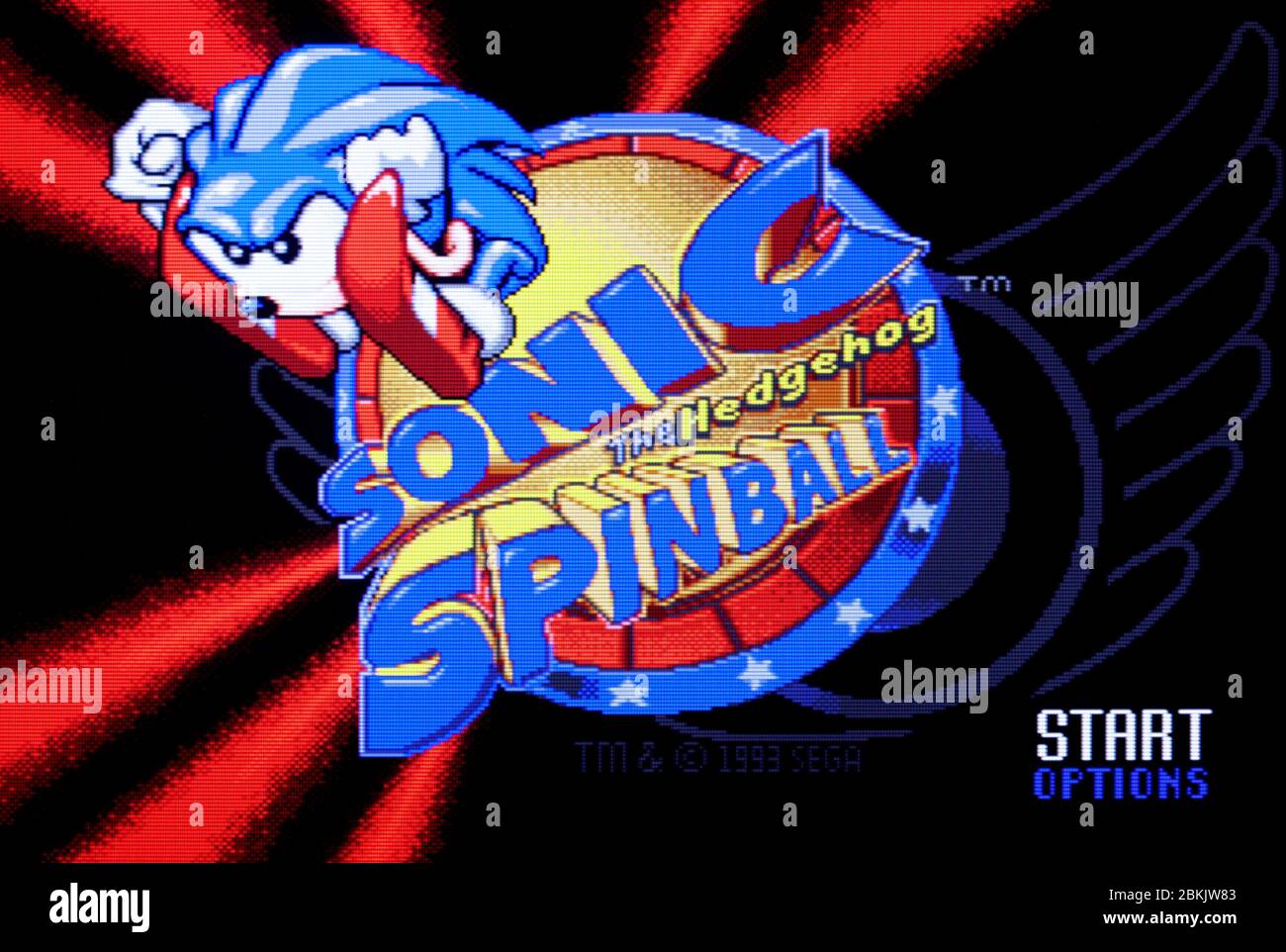 Sonic The Hedgehog Spinball - Sega Genesis Mega Drive - Editorial use ...